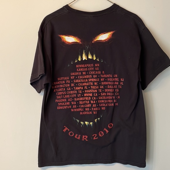 Hanes | Shirts | Disturbed Asylum Tour 20 Tshirt Rare Mint | Poshmark